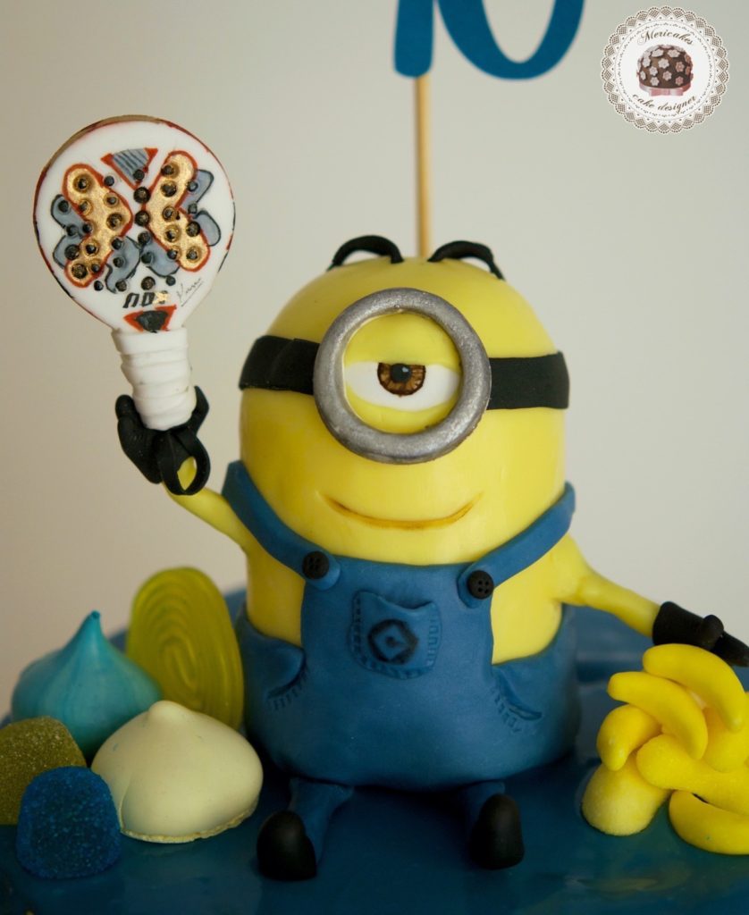Drip Minion Cake - Tarta para el 40º cumpleaños de Txarly