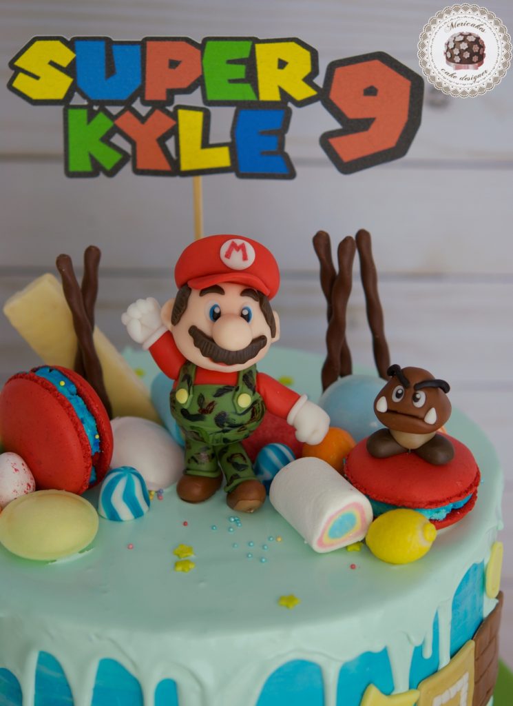 Tarta Super Mario, cake mario bros, gamers, drip cake, tartas decoradas ...