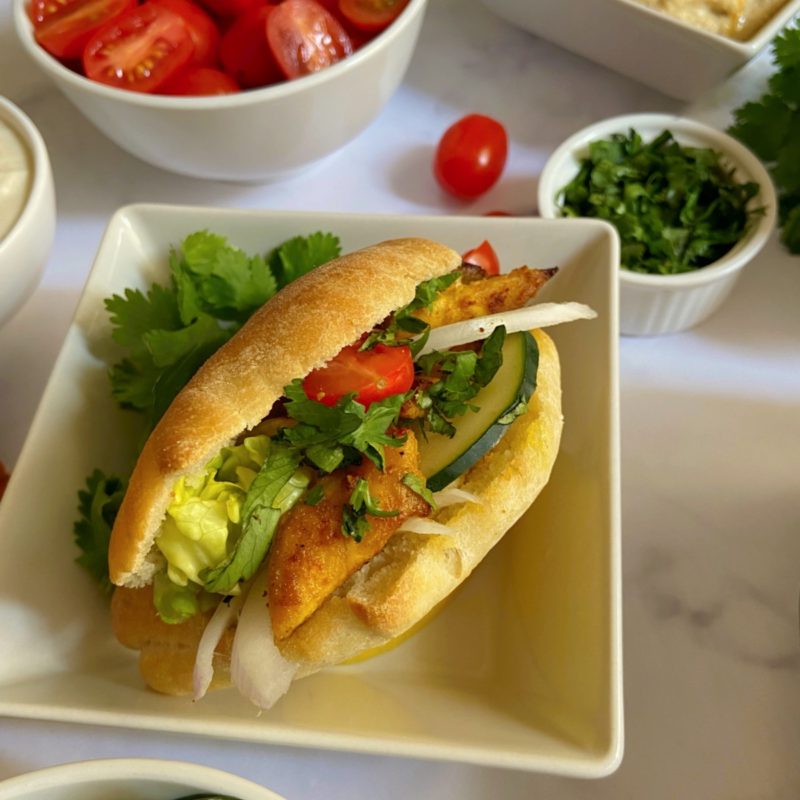 Shawarma de pollo macerado - Mericakes - Cake Designer